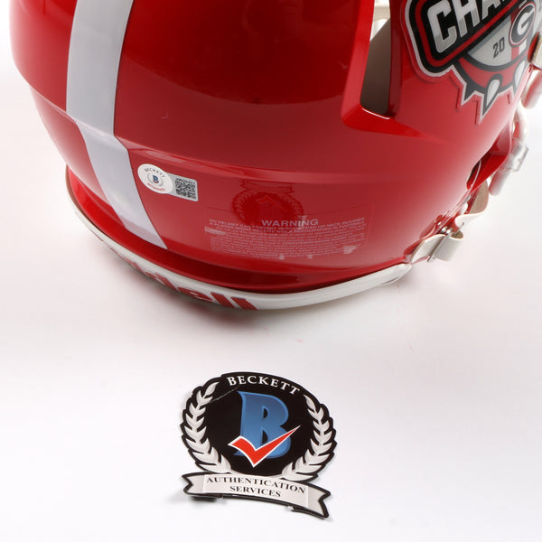 Stetson Bennett Signed Helmet Authentic Speed National Championship ...