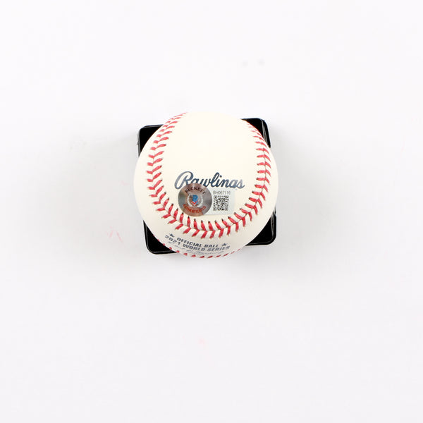 Tyler Matzek Signed Official 2021 World Series Baseball Atlanta Braves ...